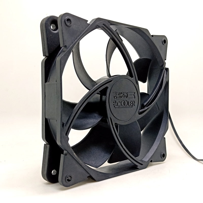 Silent 12cm PC Cooling Fan - Power Supply & CPU Chassis Fan ...