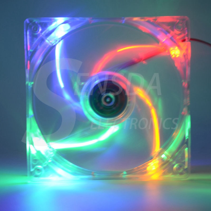SXDOOL 120mm LED Multi Color Cooling Fan for Unique PC Builds ...