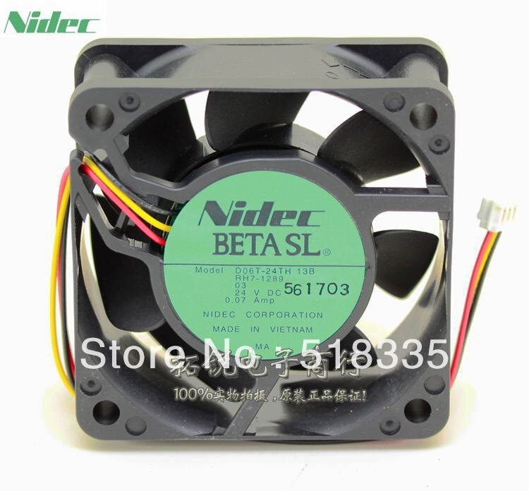 Nidec D06T-24TH 60mm Cooling Fan - Silent & Efficient Performance ...