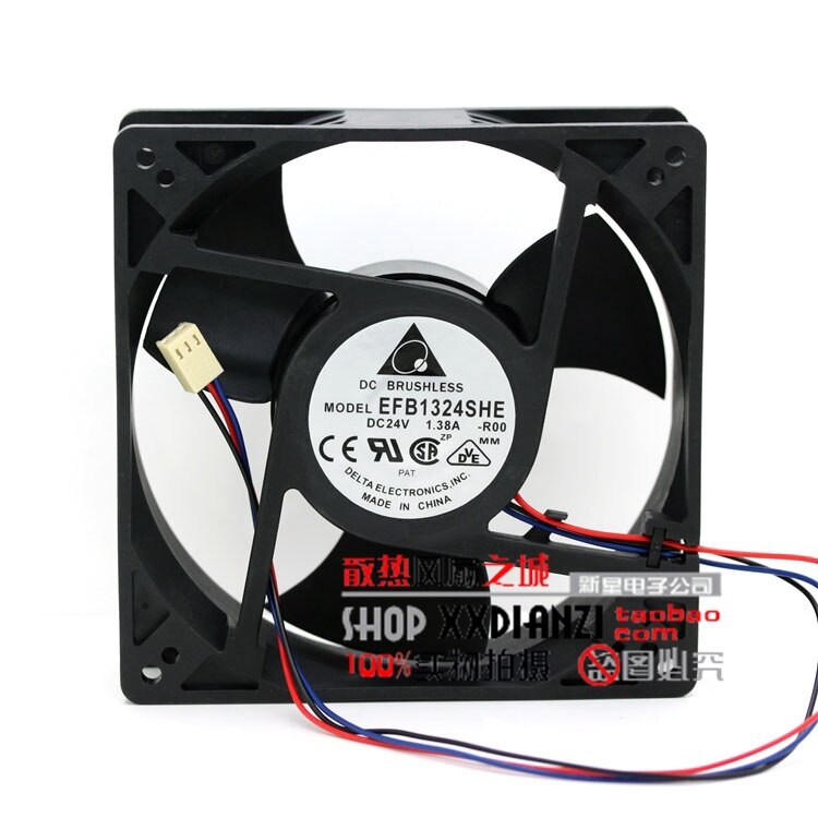 Delta EFB1324SHE 12.7CM 24V Cooling Fan - Unmatched Performance ...