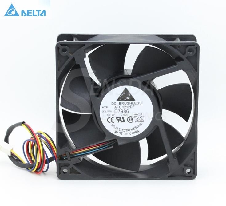 Delta AFC1212DE 12CM PWM Cooling Fan - Unmatched Power & Efficiency ...
